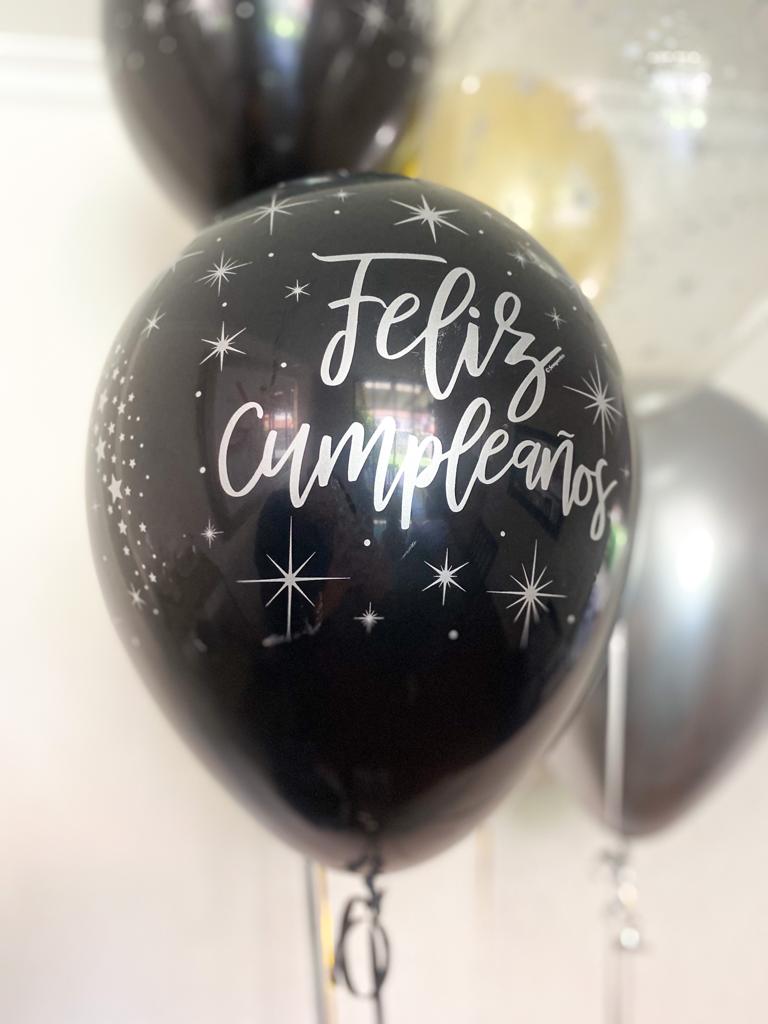 Feliz Cumpleaños Radiante 10 gl – UpGlobos.cl